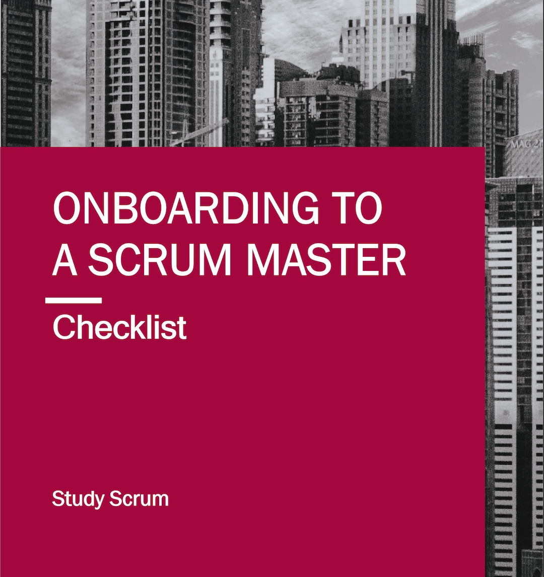 Onboarding to a SCRUM MASTER Role Checklist - Etsy