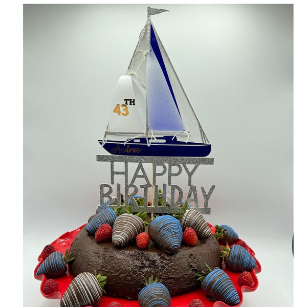 Nautical Cake Topper - Etsy UK