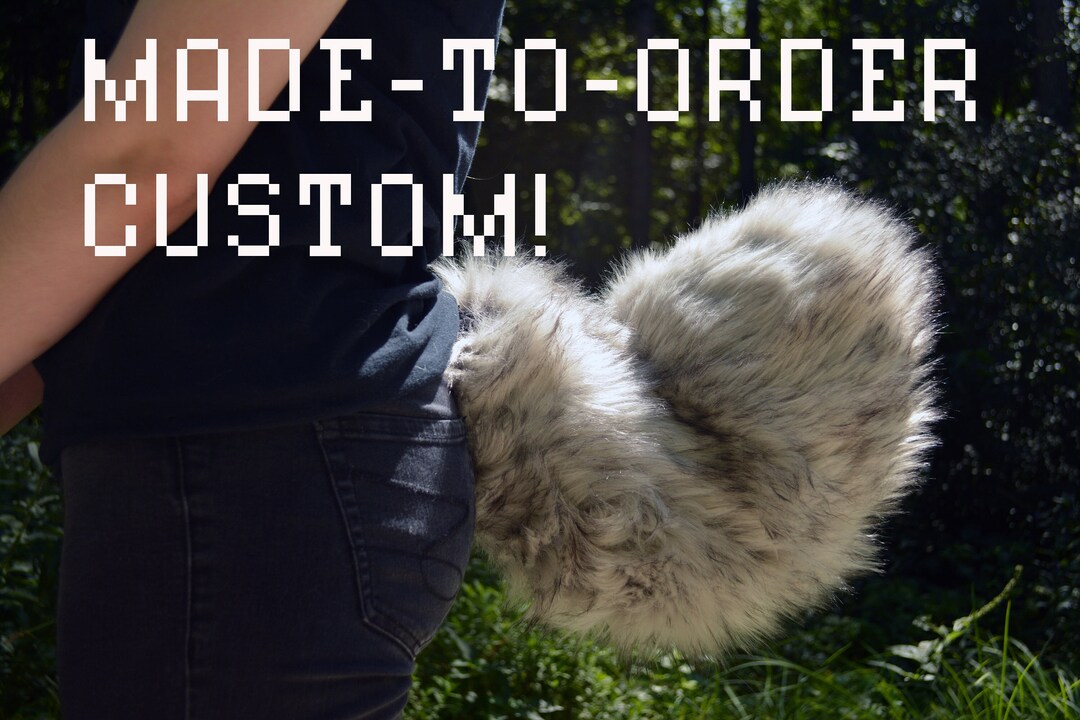 CUSTOM Curled Husky Shiba Dog Fursuit Cosplay Tail - Etsy