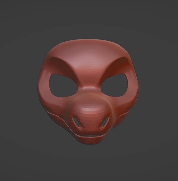 Grumpy Dragon 3d Printed Fursuit Headbase Print to Order - Etsy