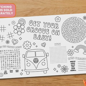 Groovy Personalizable Flower Power Banner - '60s '70s Theme Letters ...