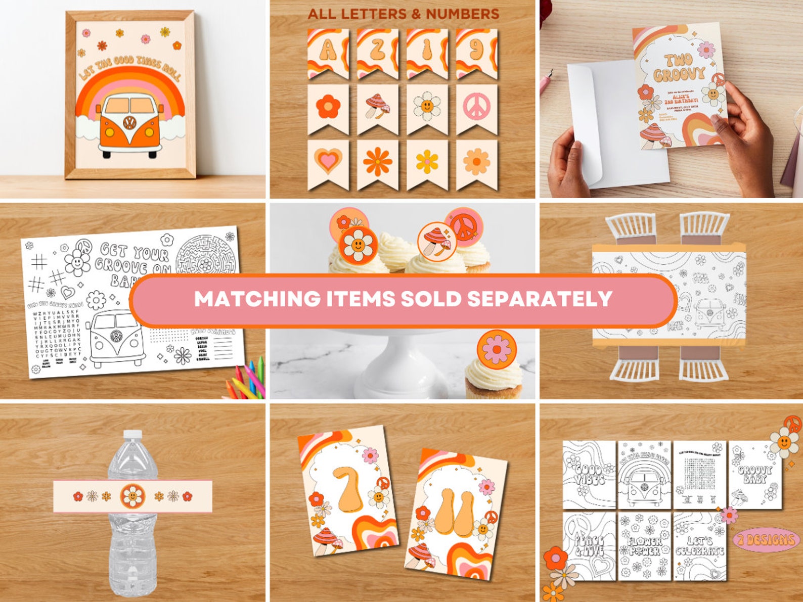 Something Sweet Sign - 8"x10" Printable Retro '60s '70s Dessert Table ...