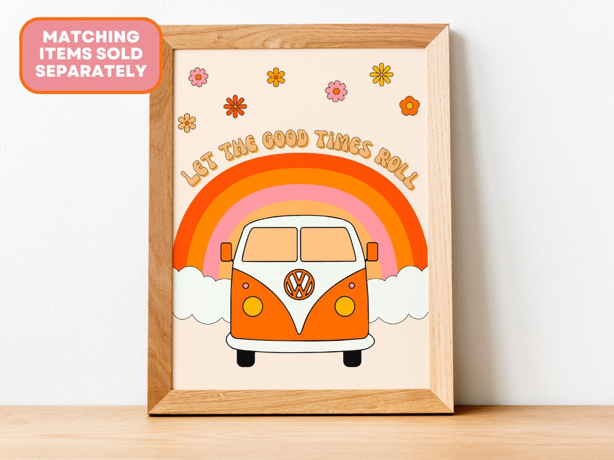 Editable Flower Power Birthday Invitation - One Groovy Baby Digital ...