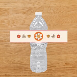 Groovy Personalizable Flower Power Banner - '60s '70s Theme Letters ...
