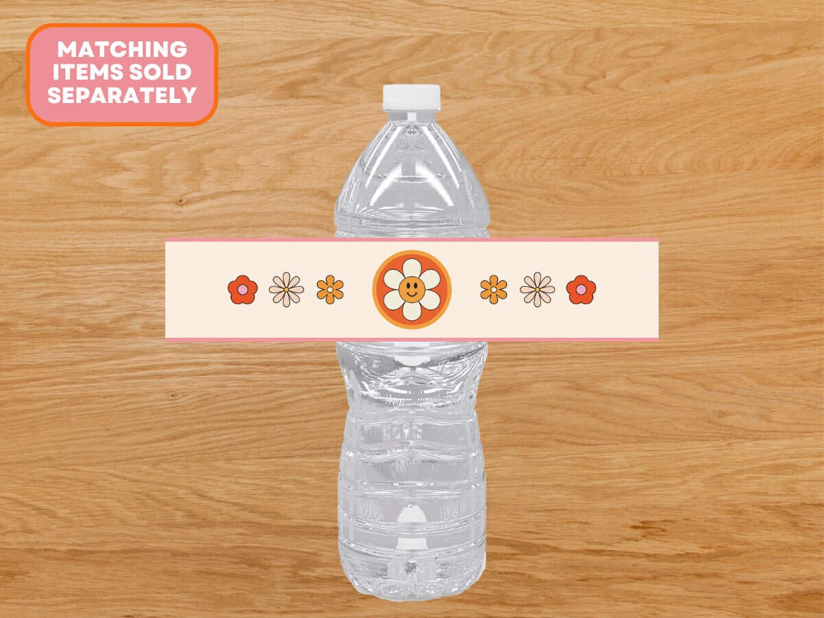 Flower Power Table Numbers - Printable '60s '70s Retro Wedding & Event ...