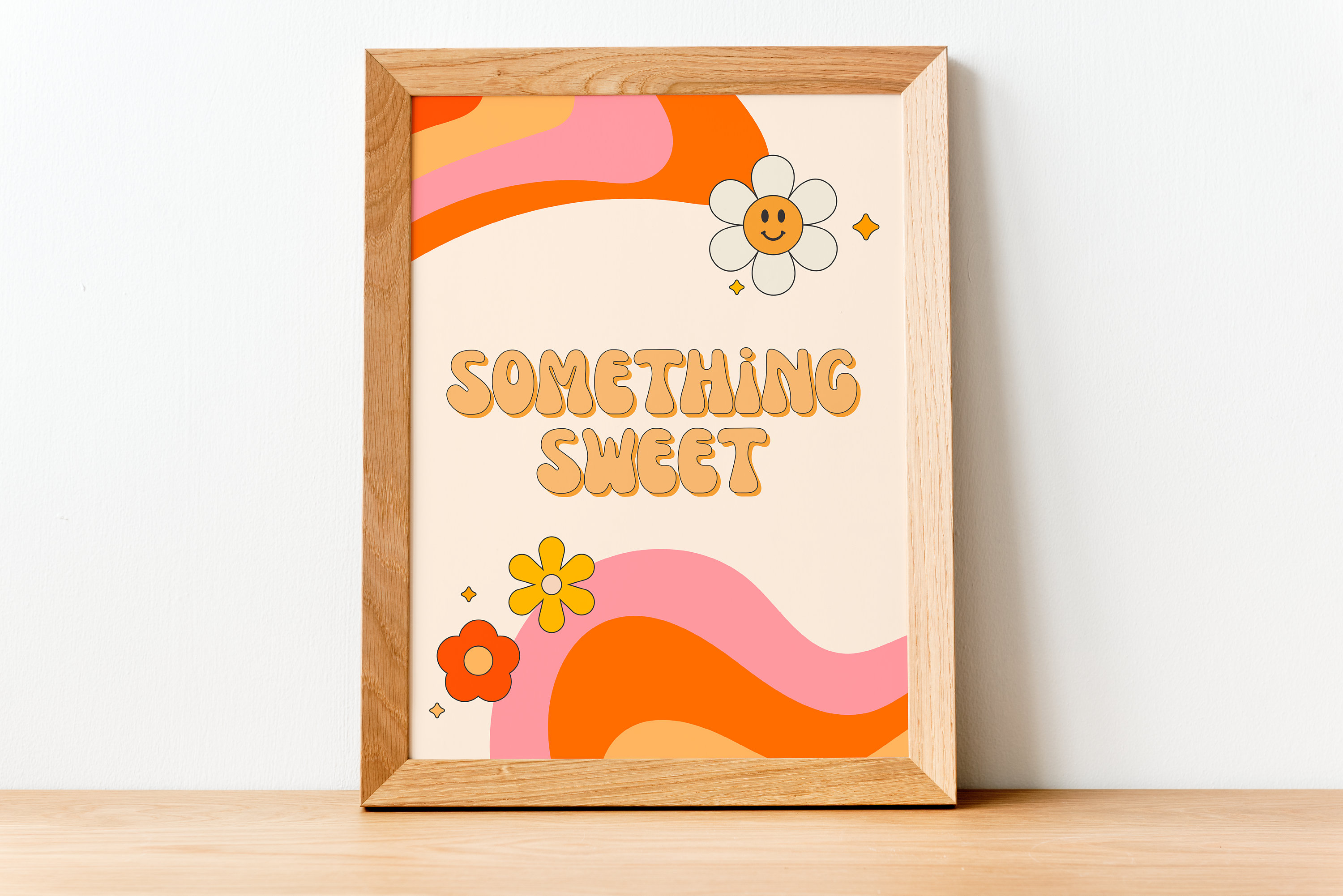 10 Pack Retro Table Signs - 8x10 Flower Power Collection | Printable ...