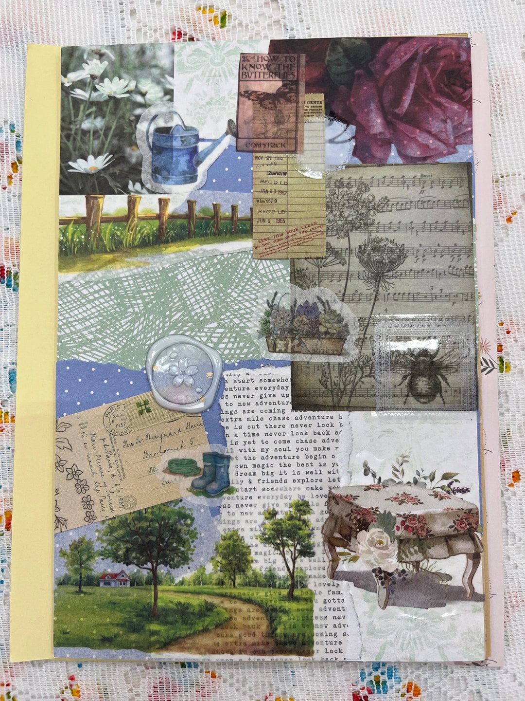 Peaceful Country Handmade Birthday Card - Etsy