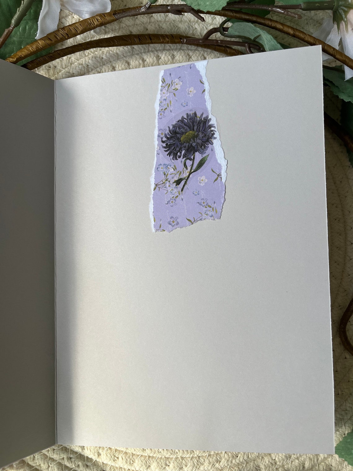 V is for Violet Handmade Card - Etsy