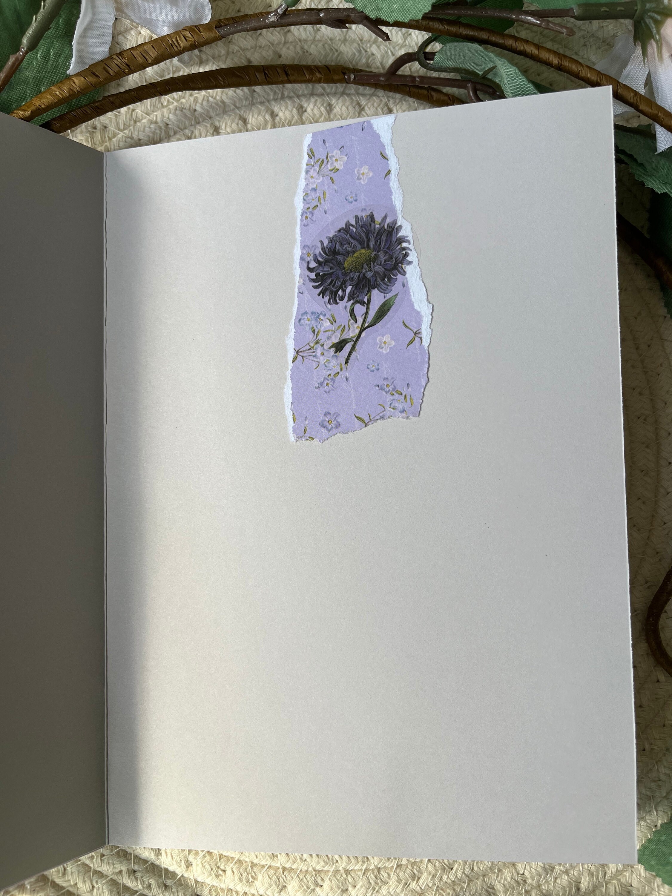 V is for Violet Handmade Card - Etsy