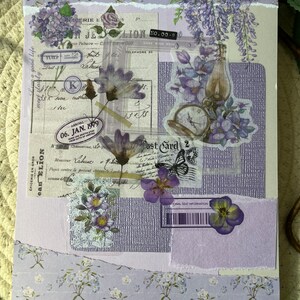 V is for Violet Handmade Card - Etsy