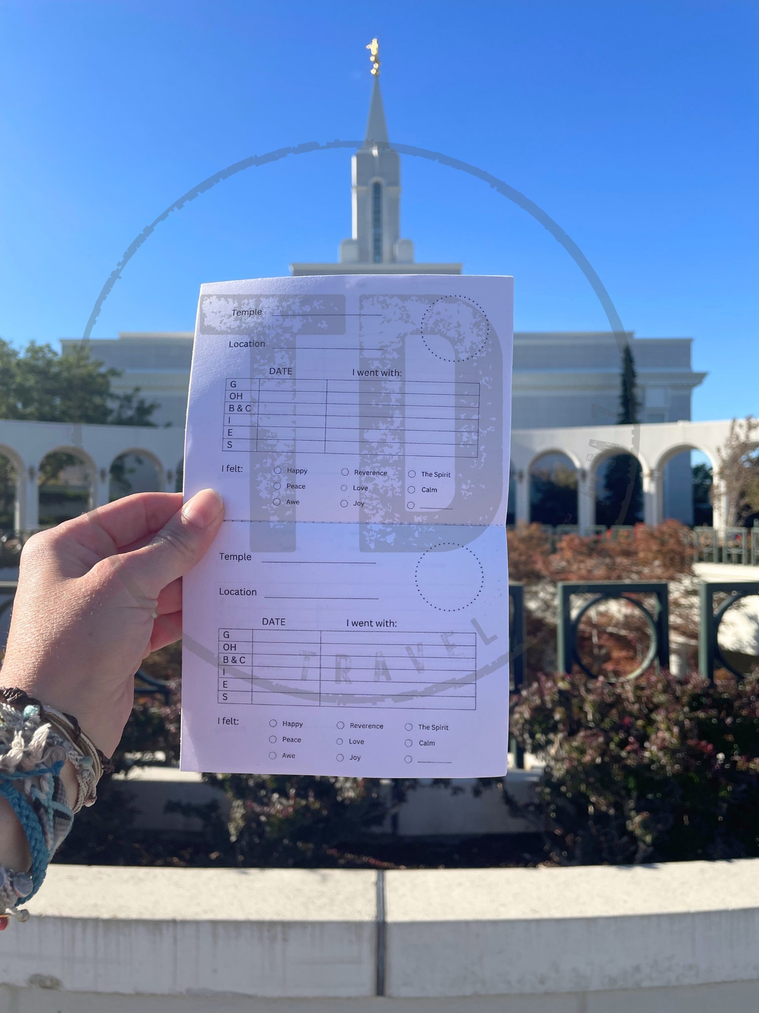 Temple Passport | Digital Temple Trip File | Stocking Stuffer | Gifts ...