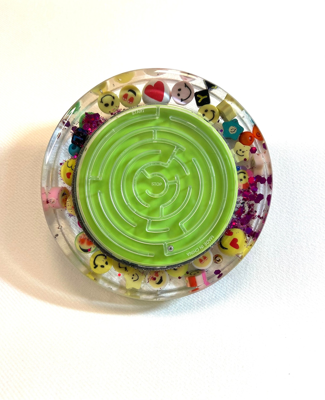Playable Maze Game - Green Maze - 3.5" Round Weight - Etsy