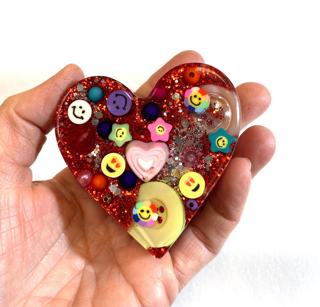 Happy Heavy Heart Large Heart Weight - Etsy