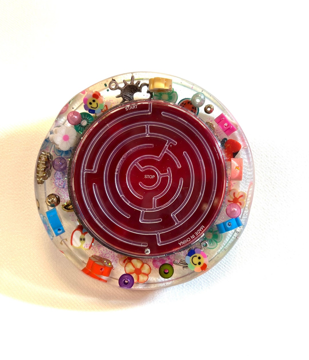 Playable Maze Game - Red Maze - 3.5" Round Weight - Etsy