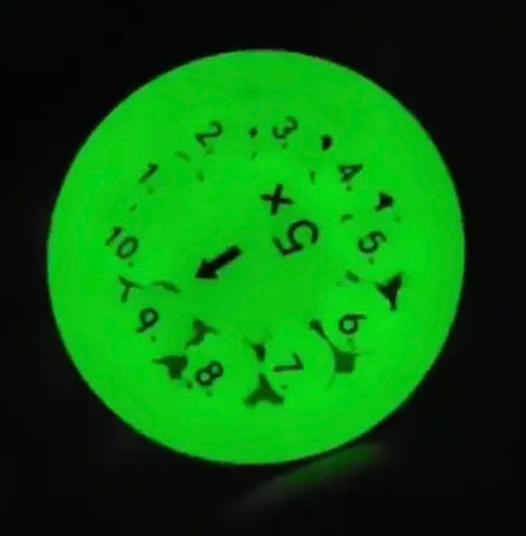 Glow Math Facts Fidget Spinners - Green Glow in the Dark (set of 9cs ...