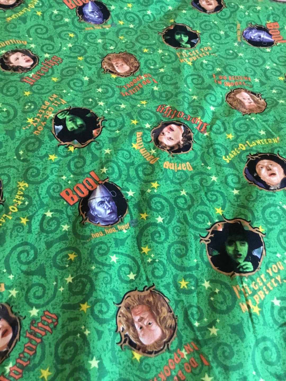 Rare Wizard of Oz Fabric - Etsy