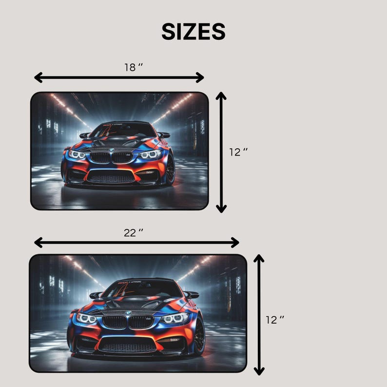 BMW M3 M4 Gaming Mouse Pad | Large Desk Mat | Extend Gaming Mouse Pad ...
