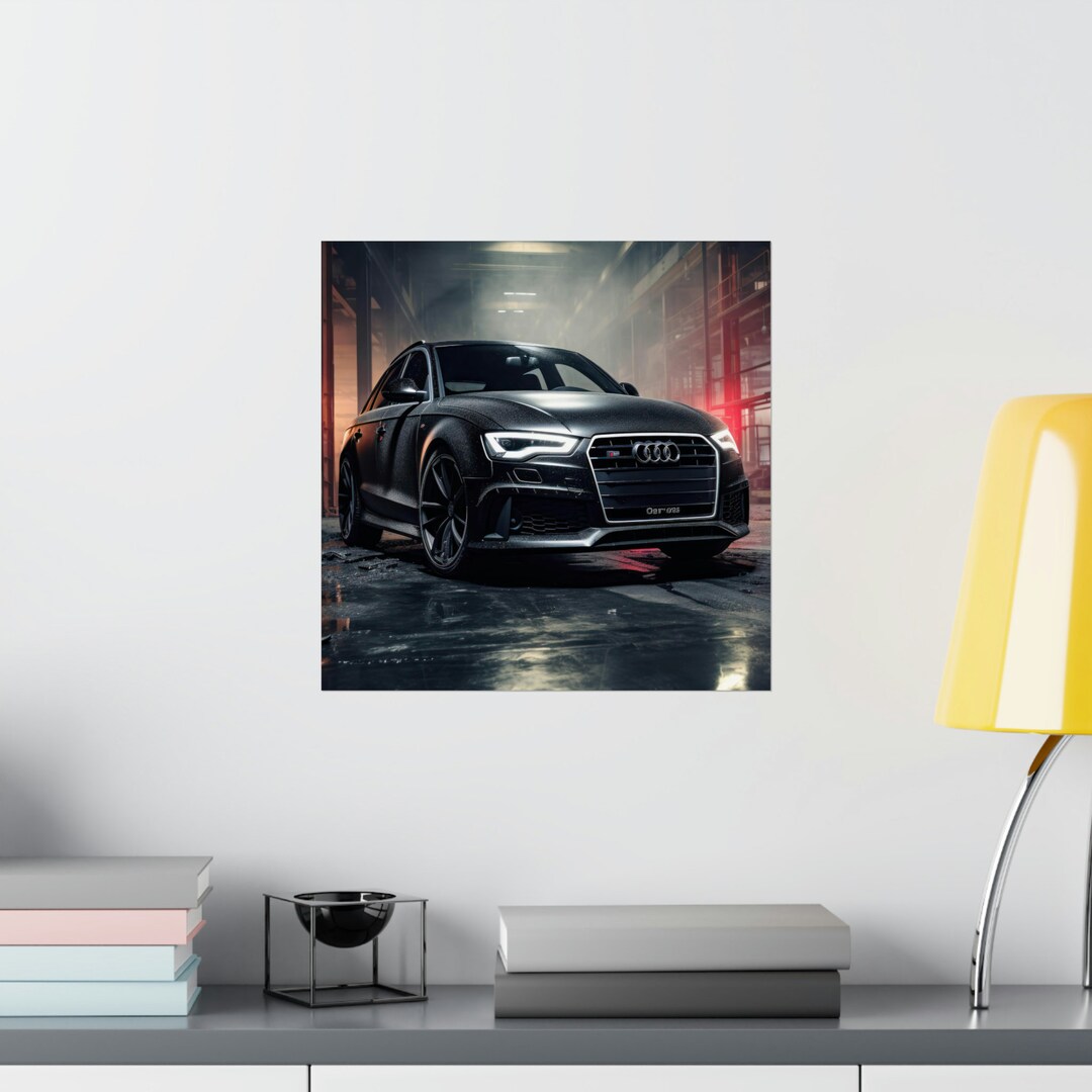Audi RS3 Printed Poster in Different Sizes, Audi Art Posters, Car Wall ...
