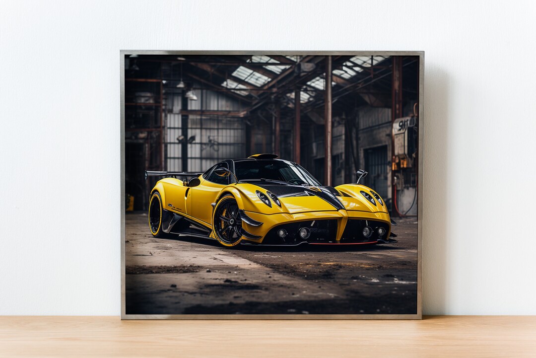 Pagani Huayra Digital Art, Pagani Huayra Poster, Printable Car Poster ...