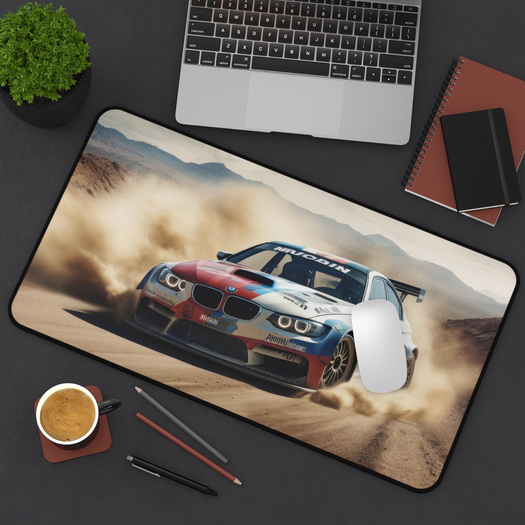 Drifting BMW M3 M4 Gaming Mouse Pad Large Desk Pad Extend Gaming Mouse ...