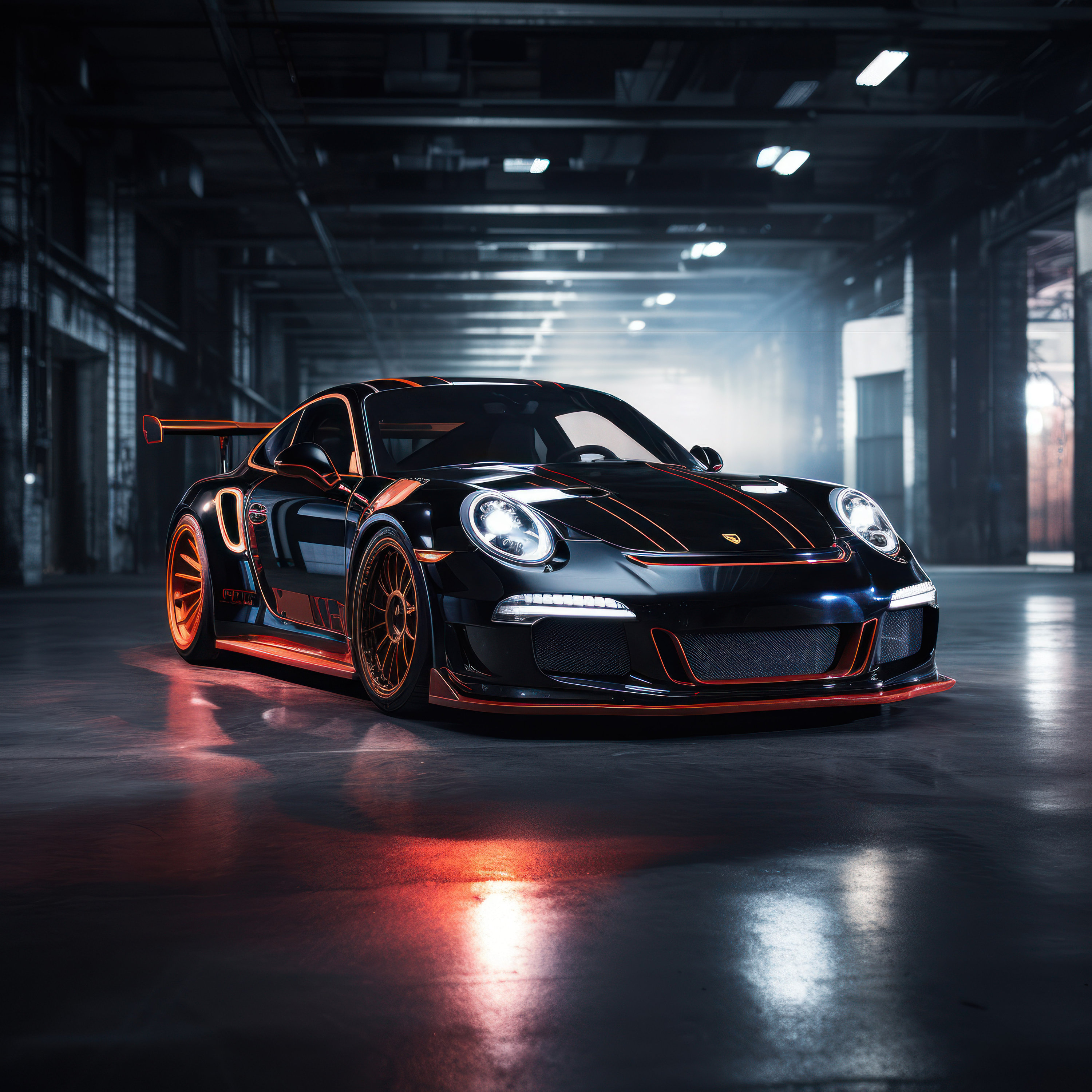 Porsche 911 GT3 RS Digital Art Porsche 911 Digital Car - Etsy