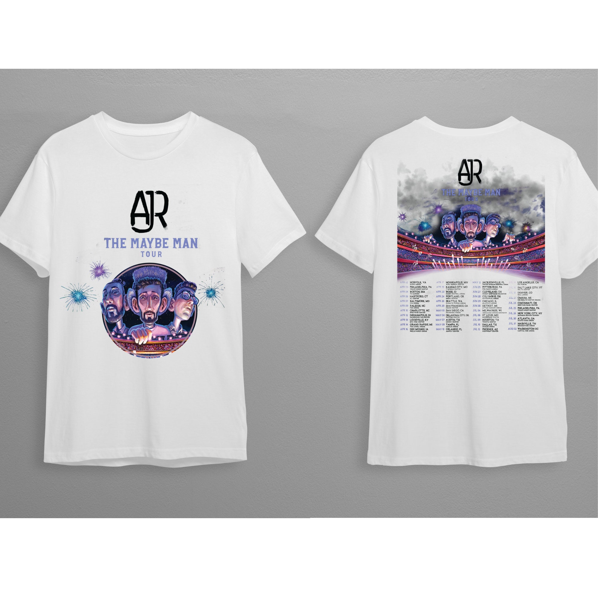 AJR The Maybe Man Tour 2024 Tour Shirt, AJR Band Fan Shirt sold by ...