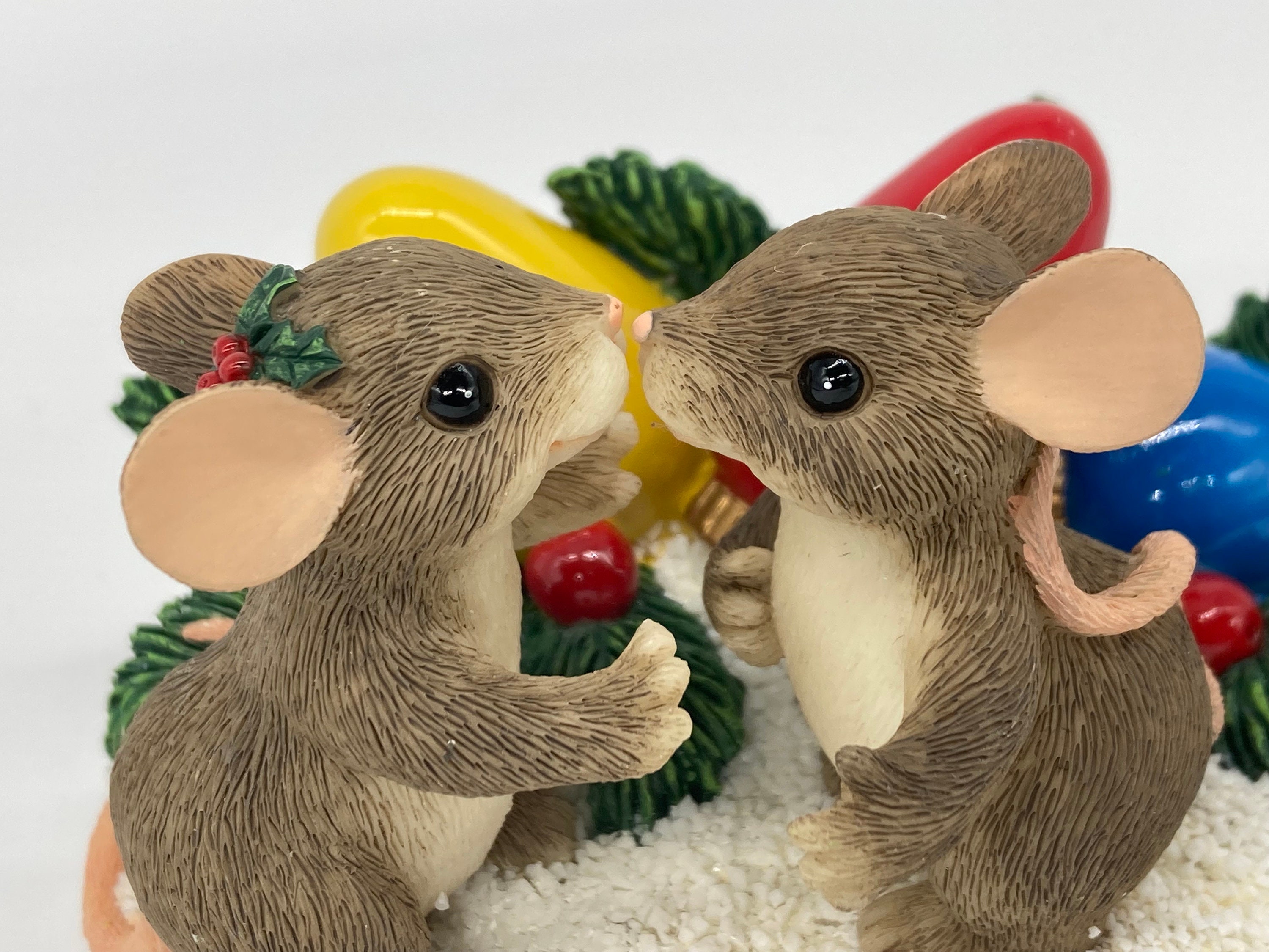 Charming Tails Kiss-mas Lights Figurine Fitz & Floyd 89/205 Original ...