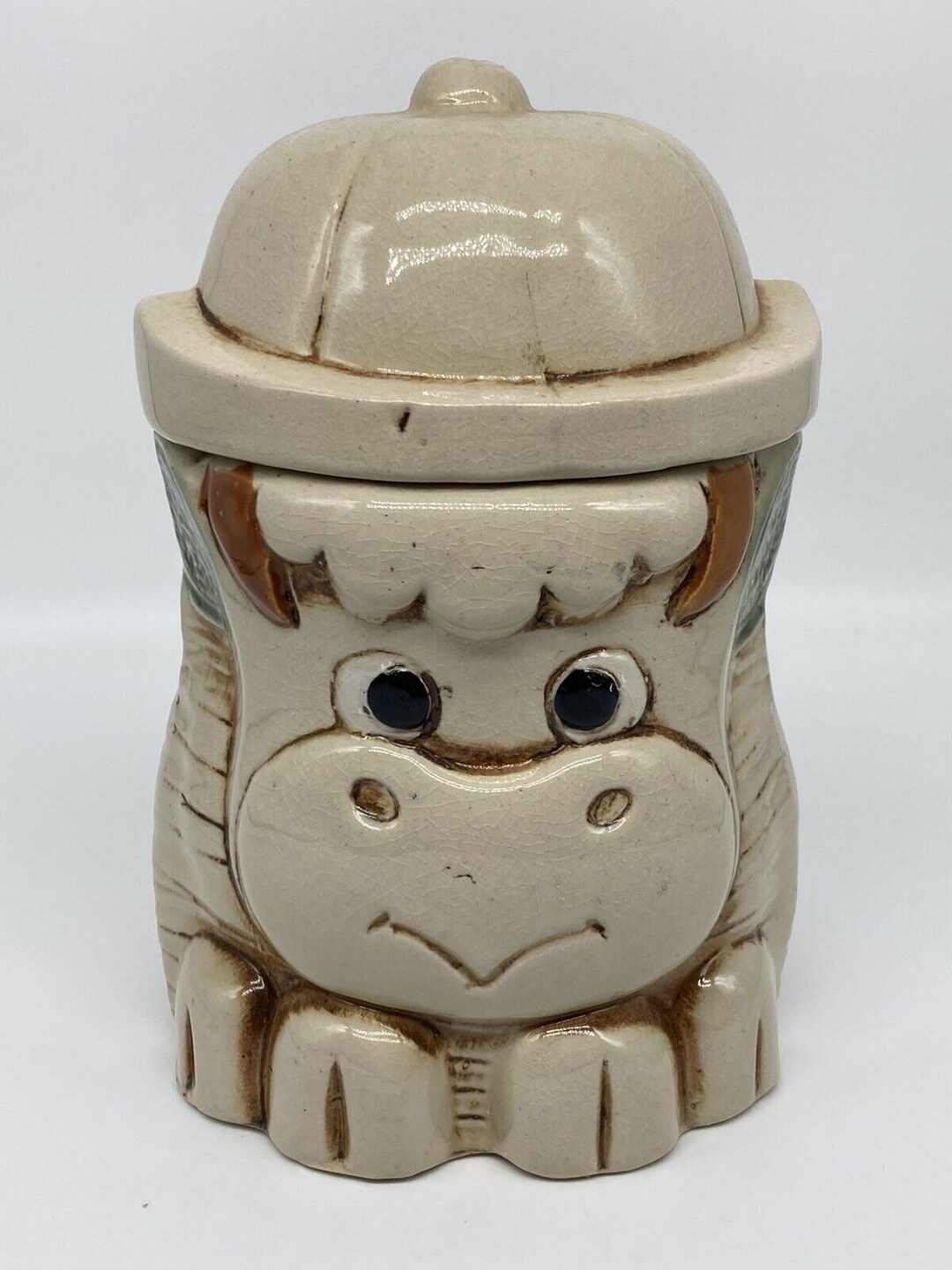 Vintage Mount Clemens Pottery Bull Cow Ceramic Cookie Jar 8” (1980s) - Etsy