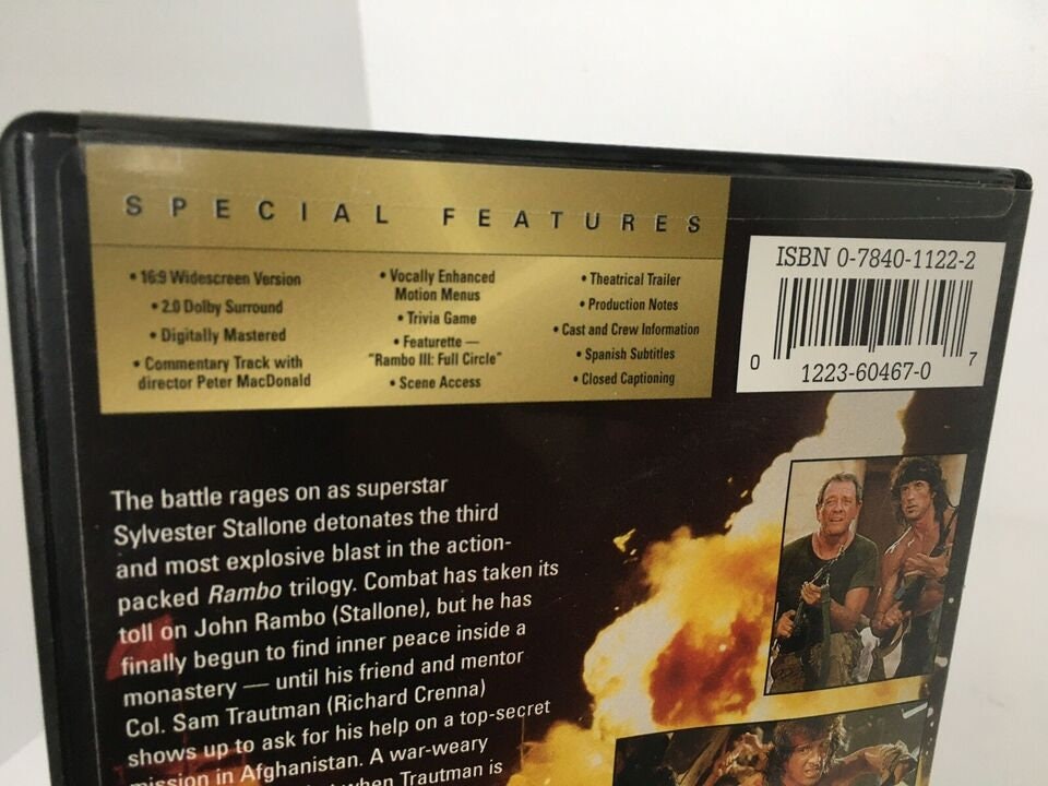 Rambo First Blood Part II and Rambo III DVD Set (new and Sealed) - Etsy