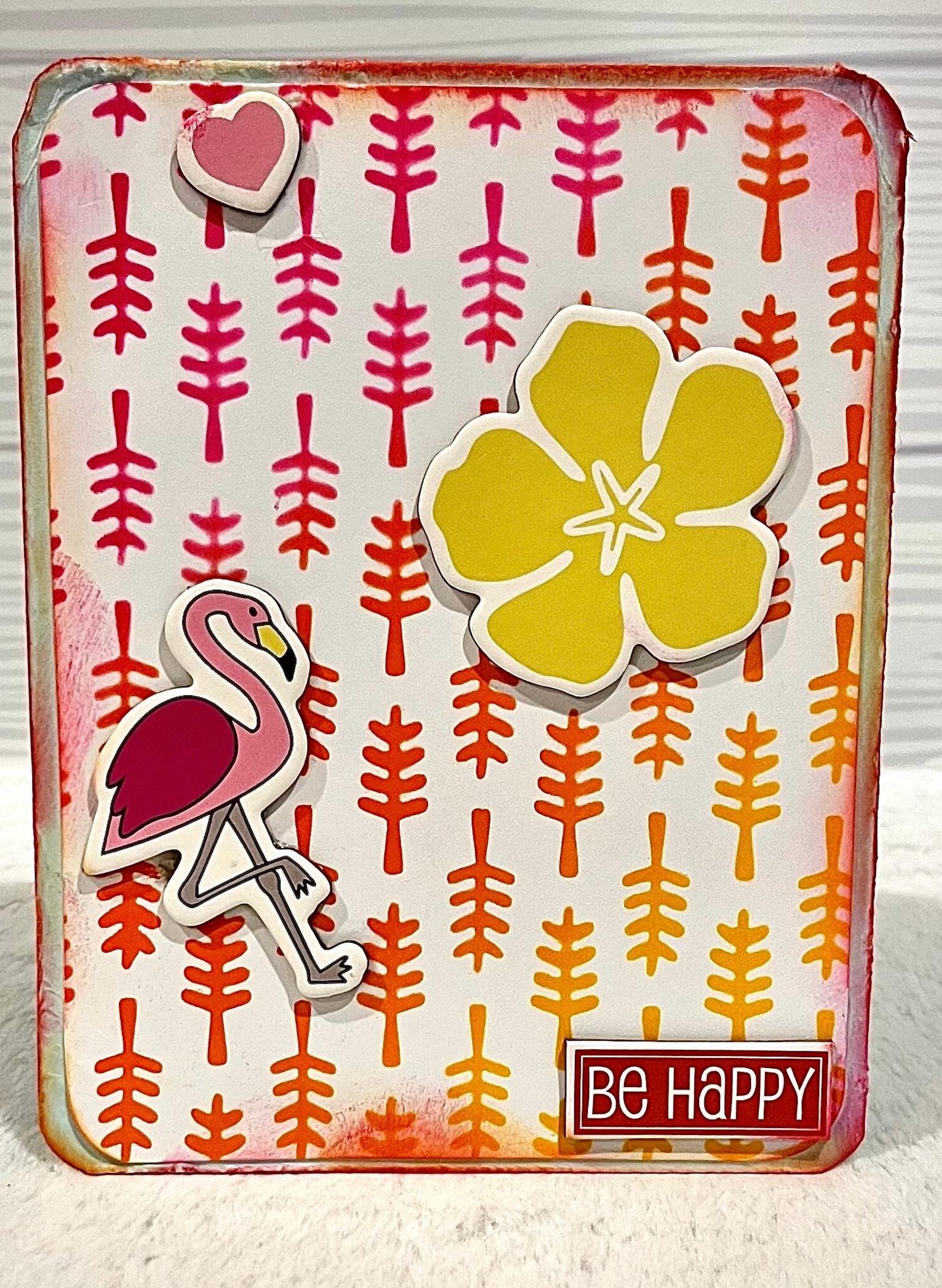 4 Assorted Handmade Paper Greeting "encouragement" Cards, With ...