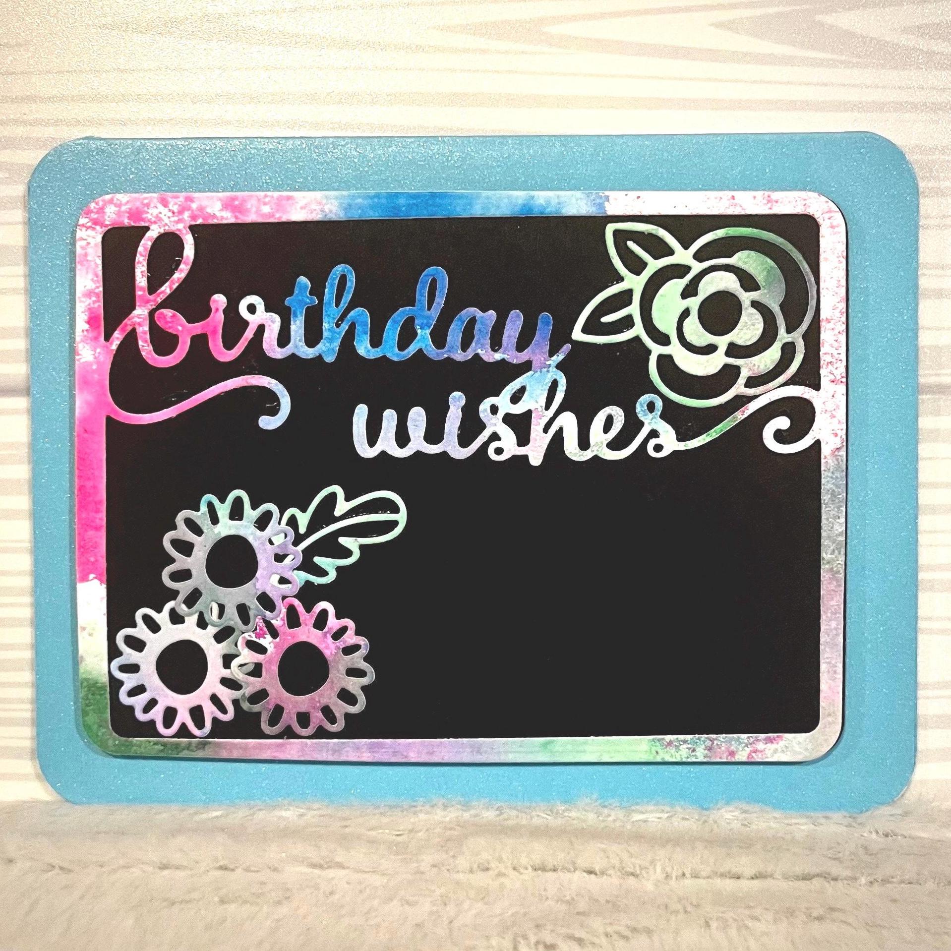 4 Assorted Handmade Paper Greeting "birthday" Cards, With Coordinating ...