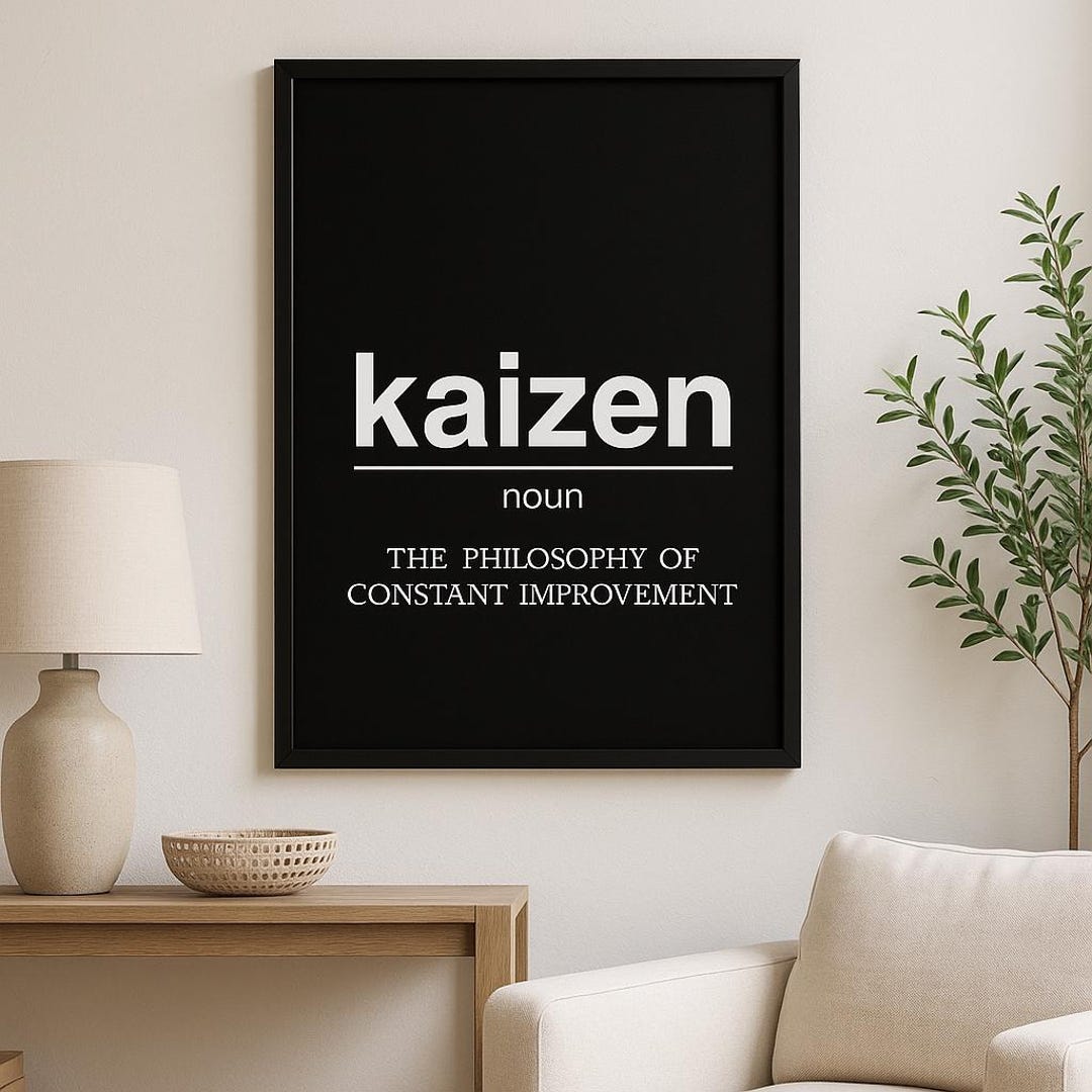 Kaizen Poster - Etsy