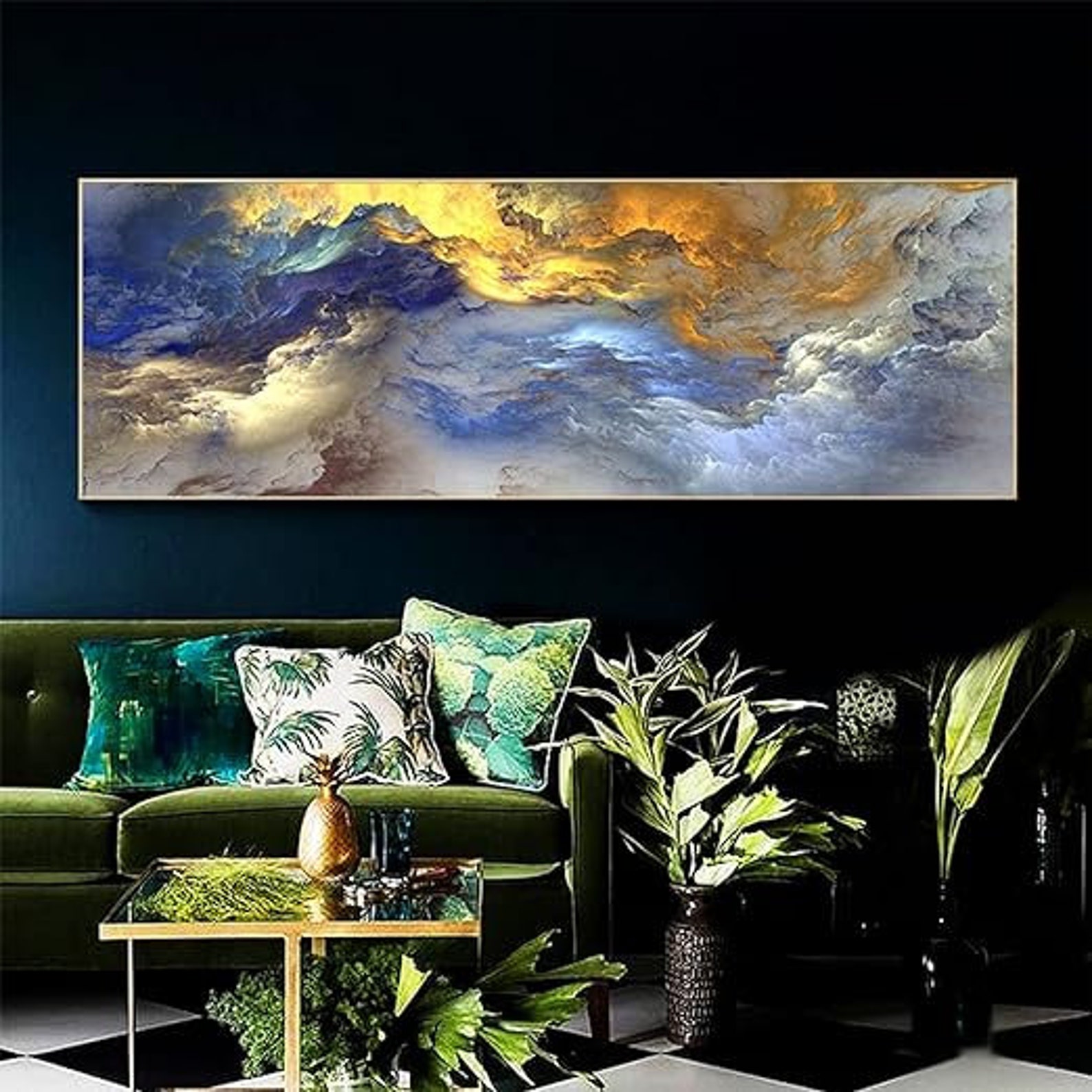 ZFTCN Ink Painting Poster Wall Painting Living Room Bedroom Art ...
