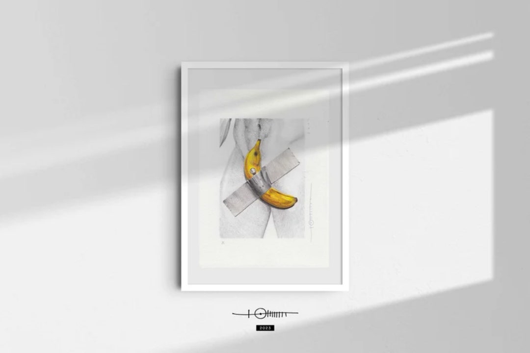 ORIGINAL Drawing, Diversion Maurizio Catalan, Sound & the Comedian ...