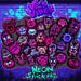Jinx Arcane Inspired Neon Stickers Soft Matte Cyberpunk Sticker ...