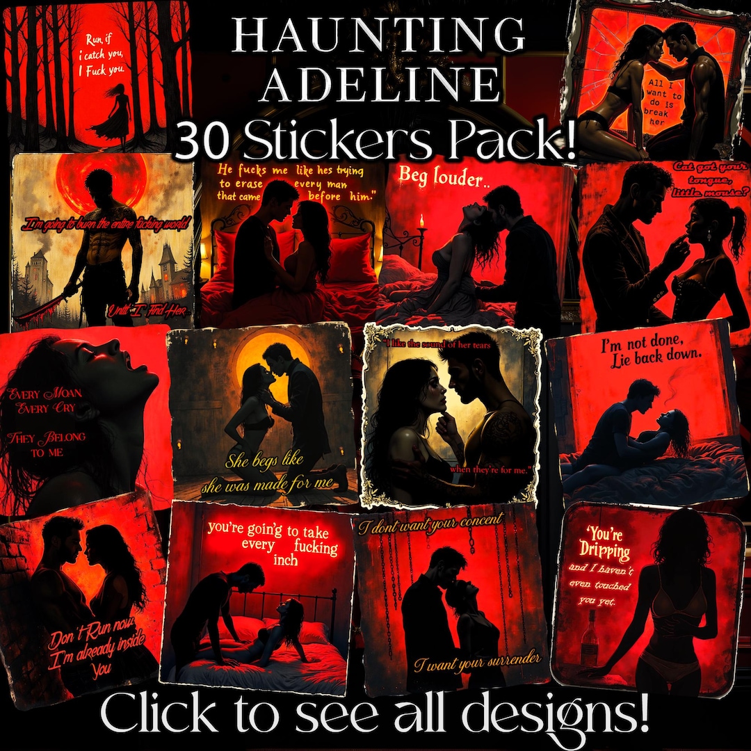 Personalized Sticker Pack Haunting Adeline Romance Stickers Gothic Dark ...