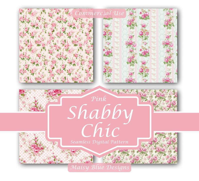 Pink Shabby Chic Digital Paper Pack, Coquette Lace, Bows (PNG) - Etsy