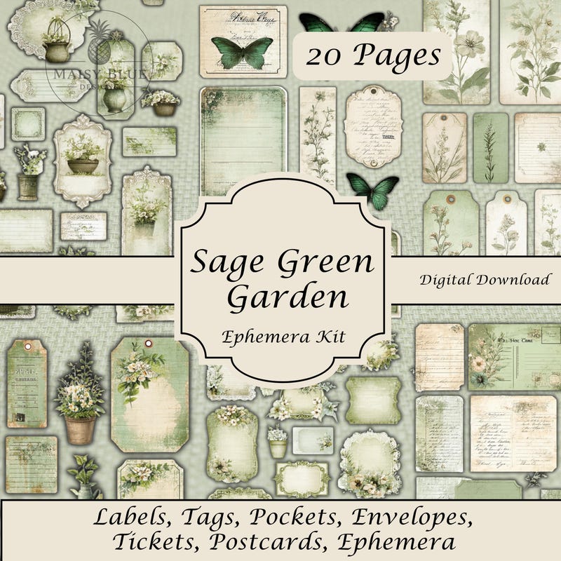 Mini Ephemera Packs - Etsy