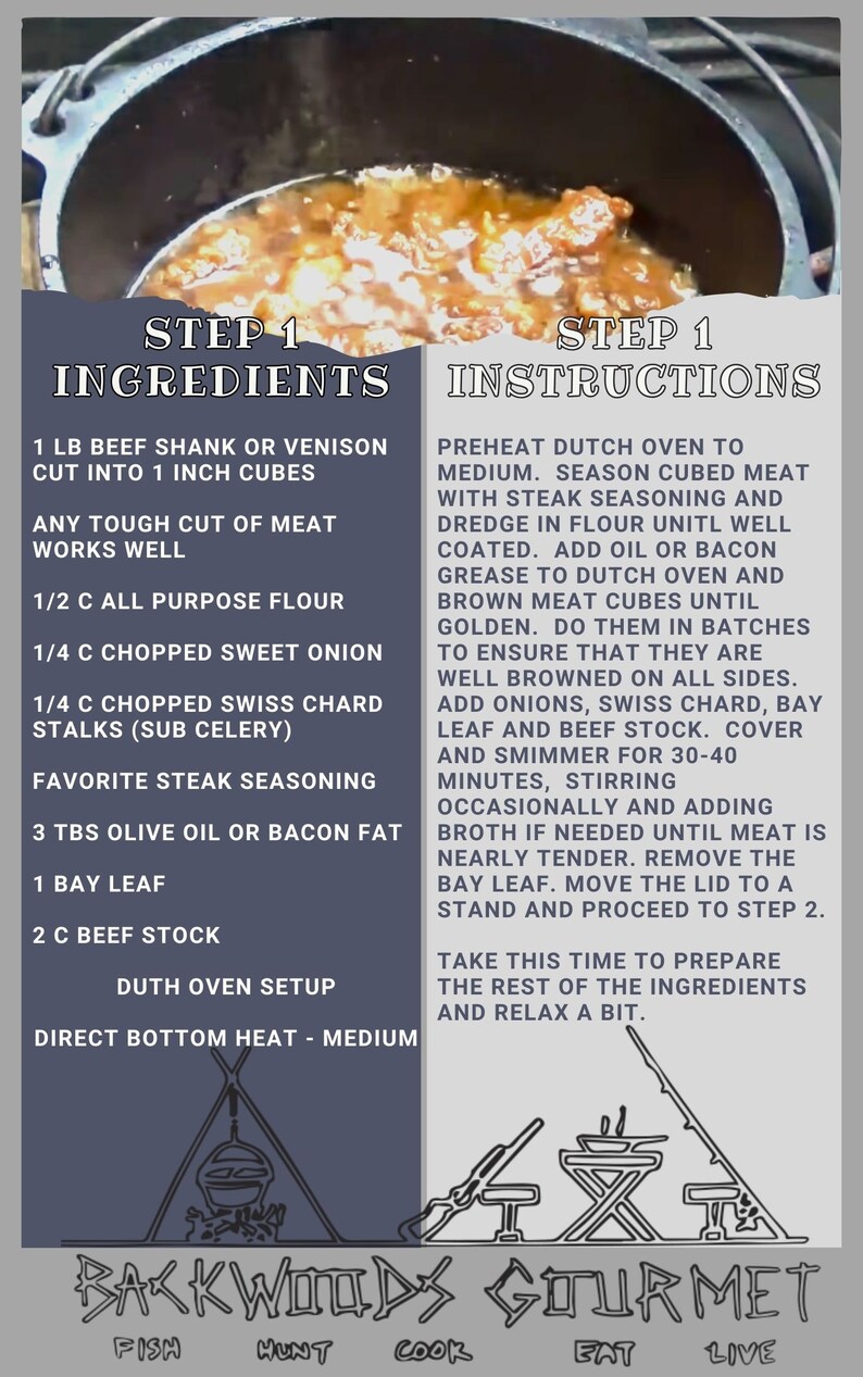 Dutch Oven Beef Biscuits - Etsy