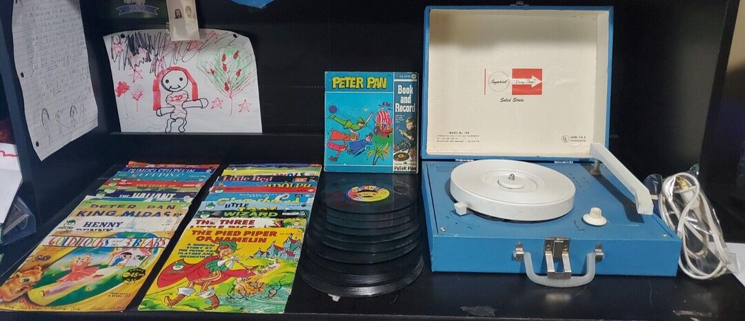 Imperial Party Time Solid State Record Player Model 100 With qty 35 45 ...