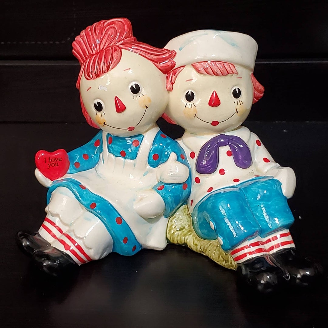 1971 the Bobbs-merrill Company Raggedy Ann & Andy Piggy / Coin Bank - Etsy