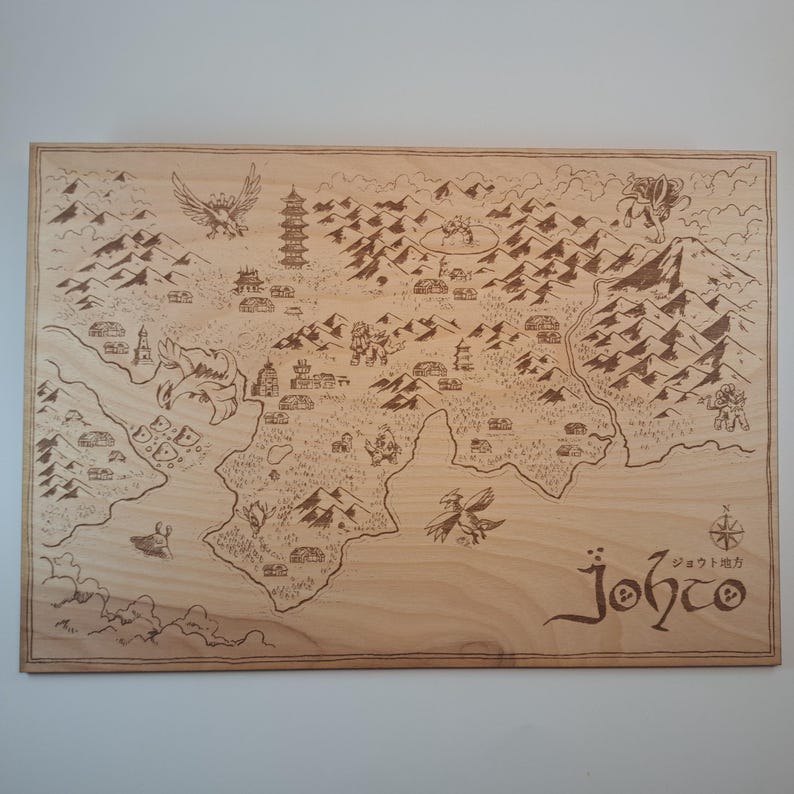 Fantasy Map Pokemon Regions Adamworks - Etsy