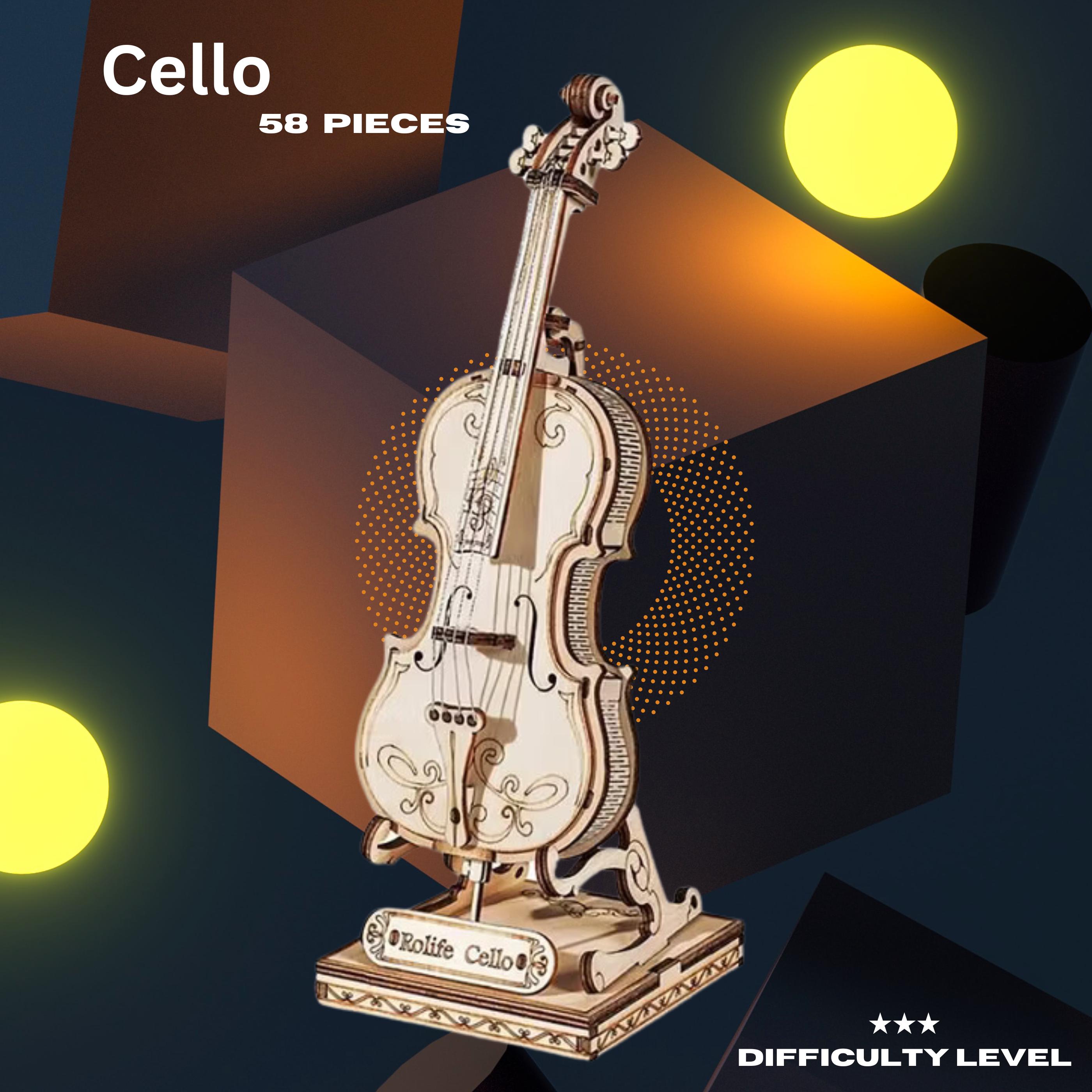 3D Puzzles Saxophone, Drum, Cello - Etsy