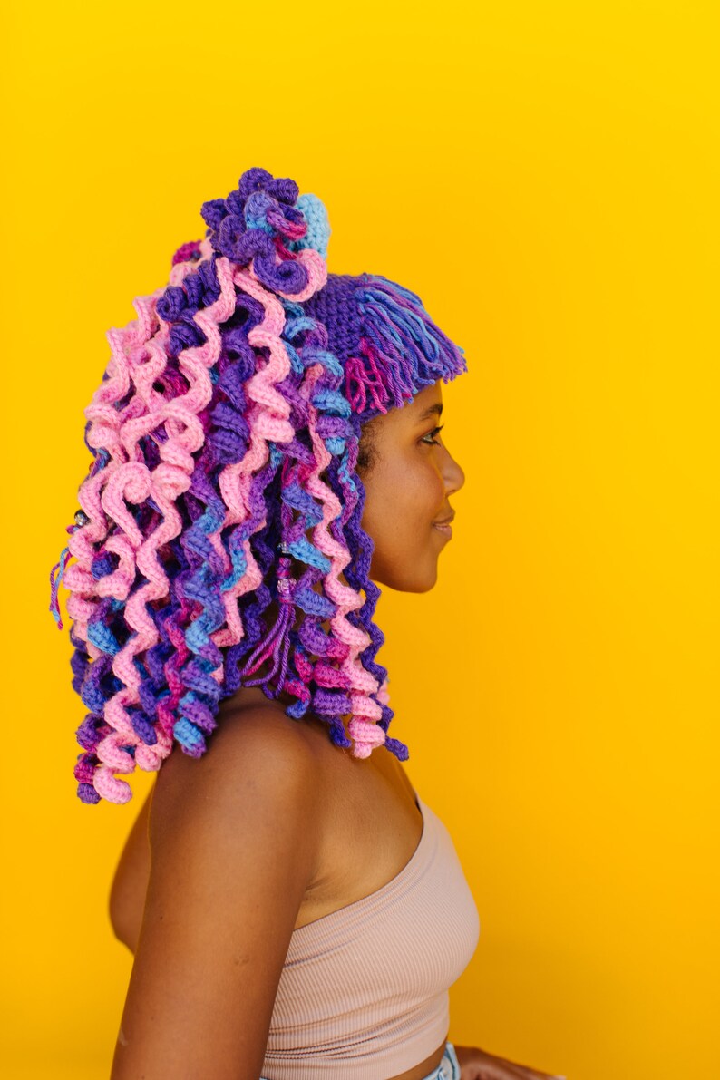 Japanese Amigurumi Crocheted Doll Wig - Etsy