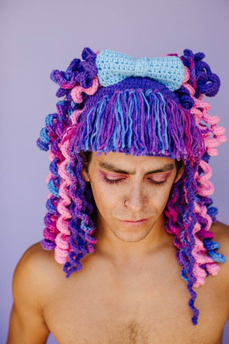 Japanese Amigurumi Crocheted Doll Wig - Etsy