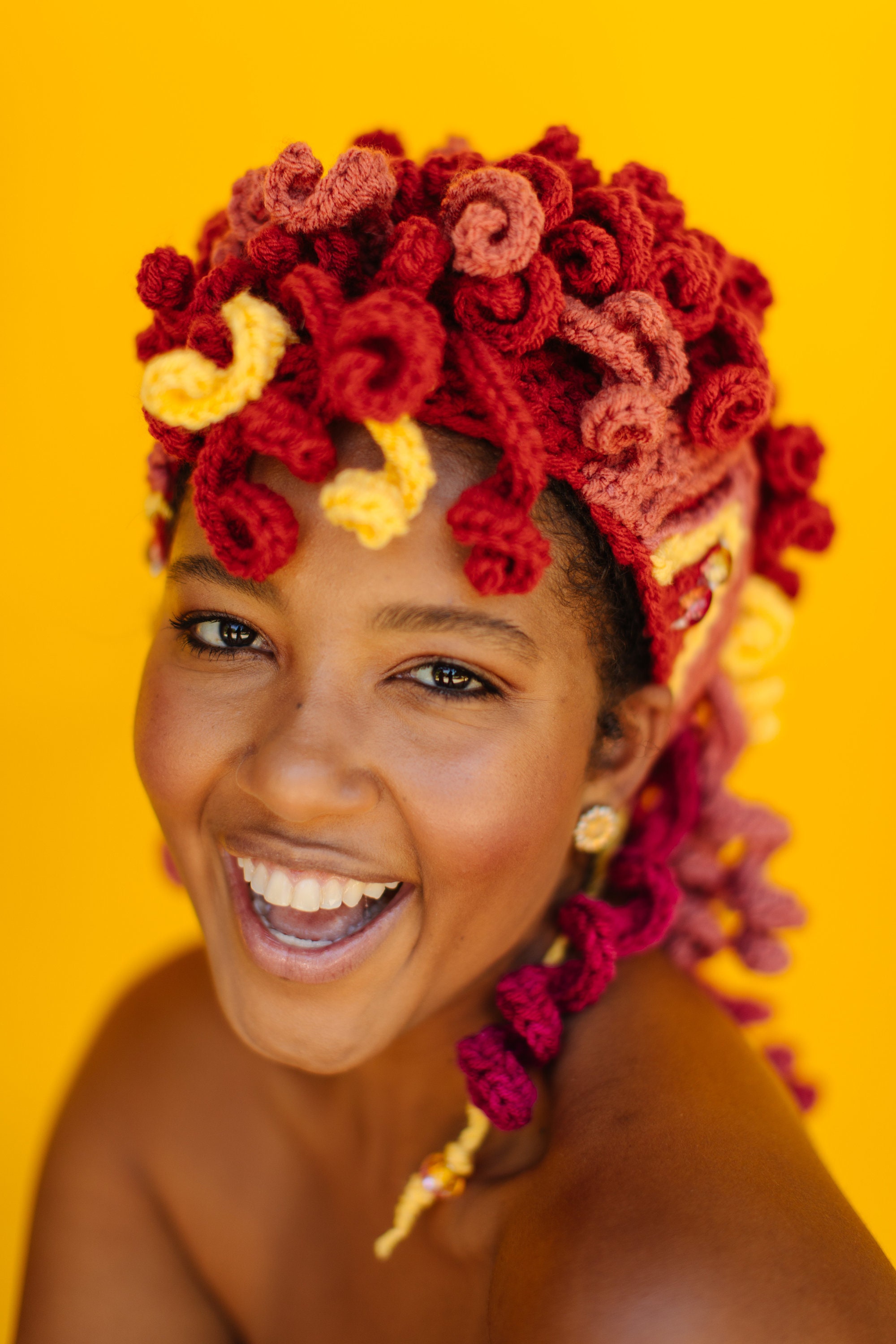 Mullet Mohawk Crocheted Wig - Etsy