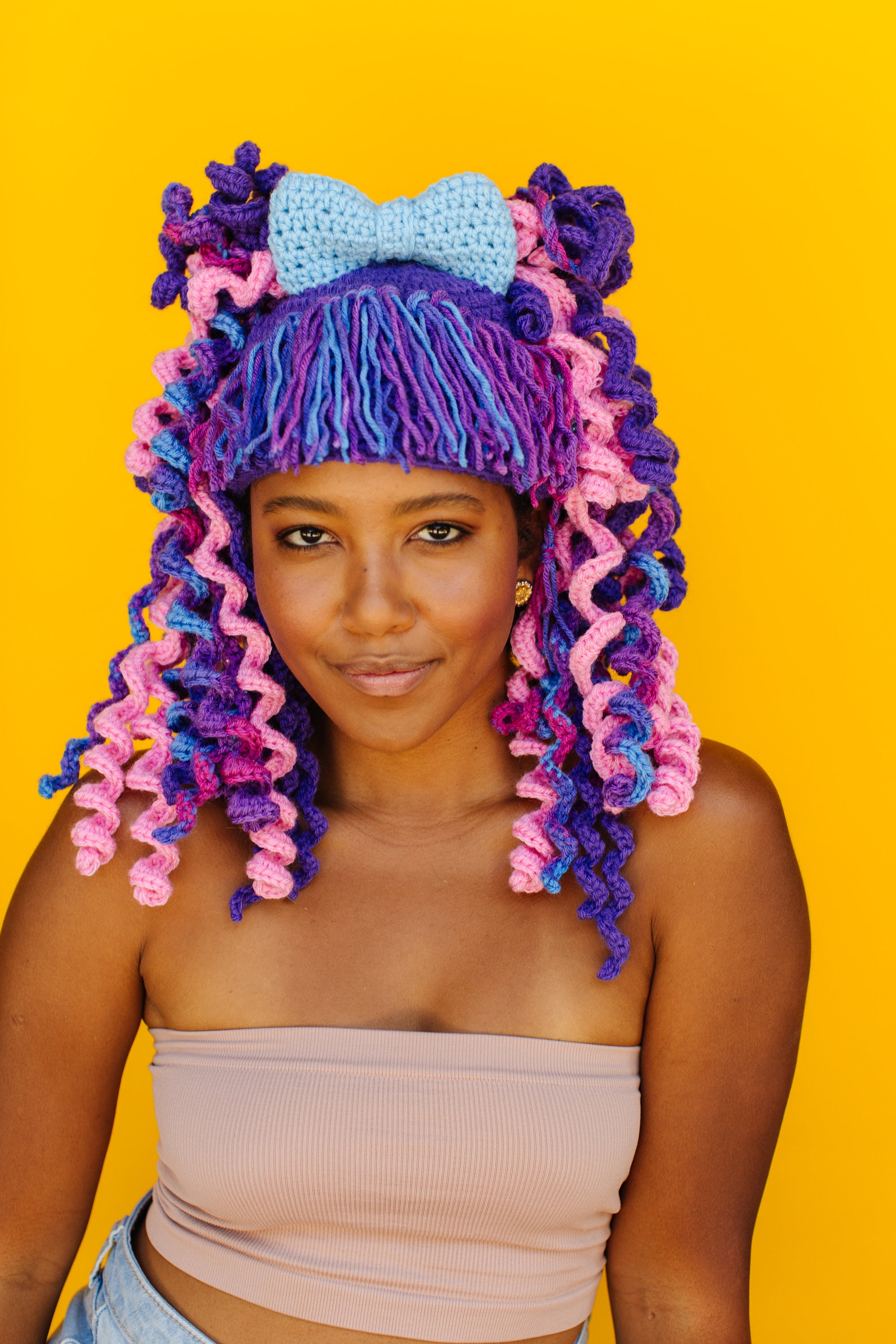 Japanese Amigurumi Crocheted Doll Wig - Etsy