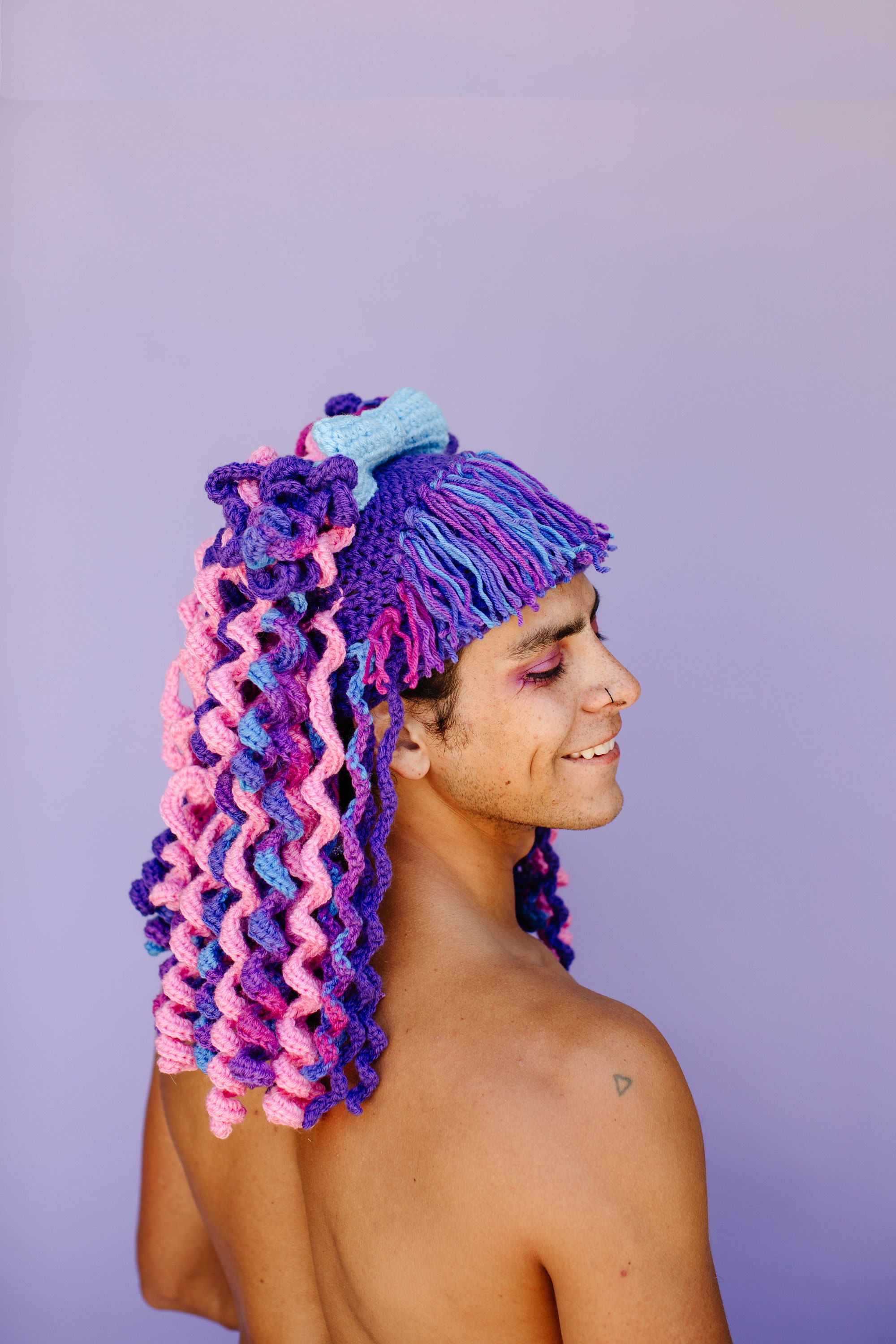 Japanese Amigurumi Crocheted Doll Wig - Etsy