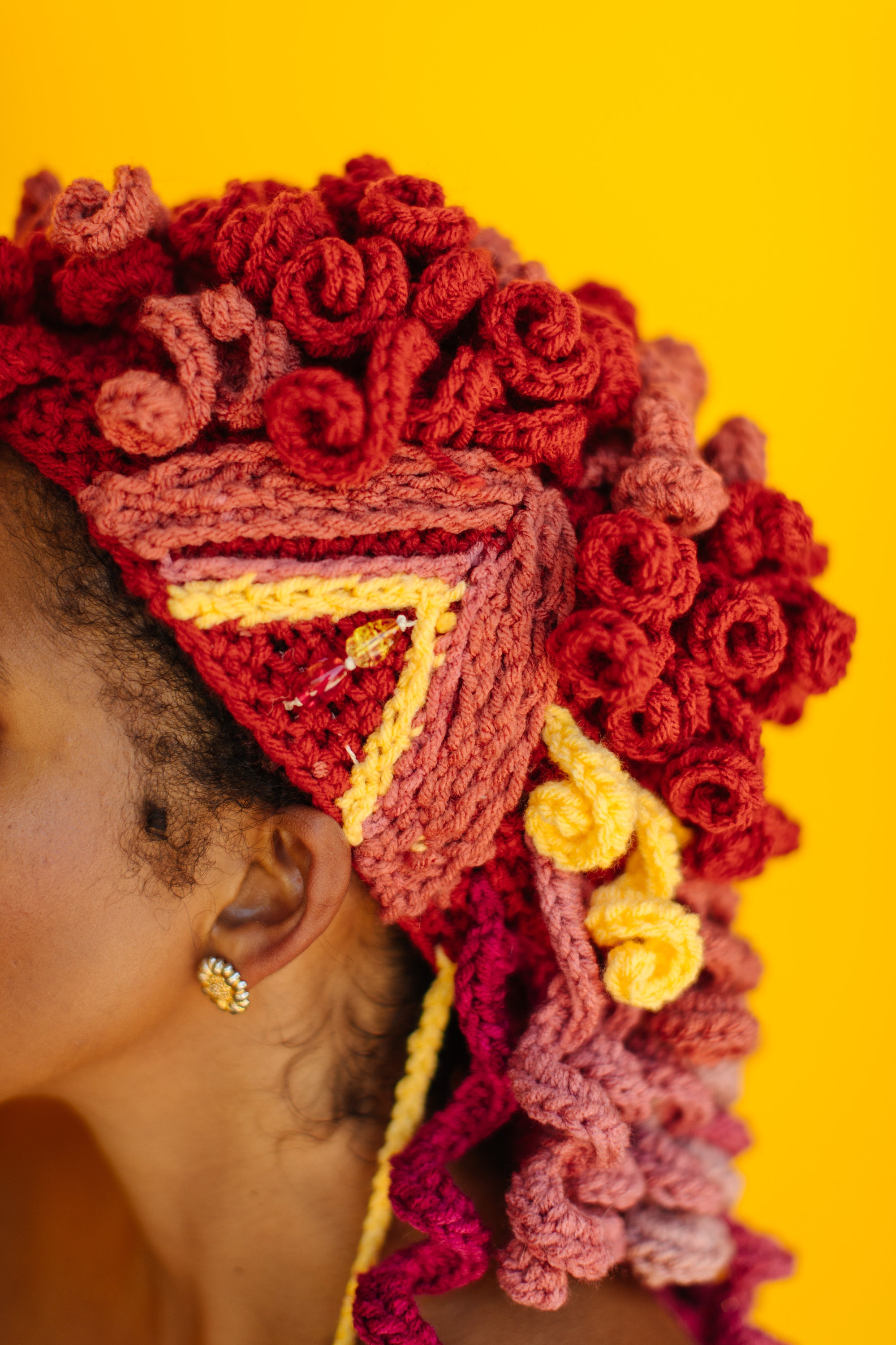 Mullet Mohawk Crocheted Wig - Etsy