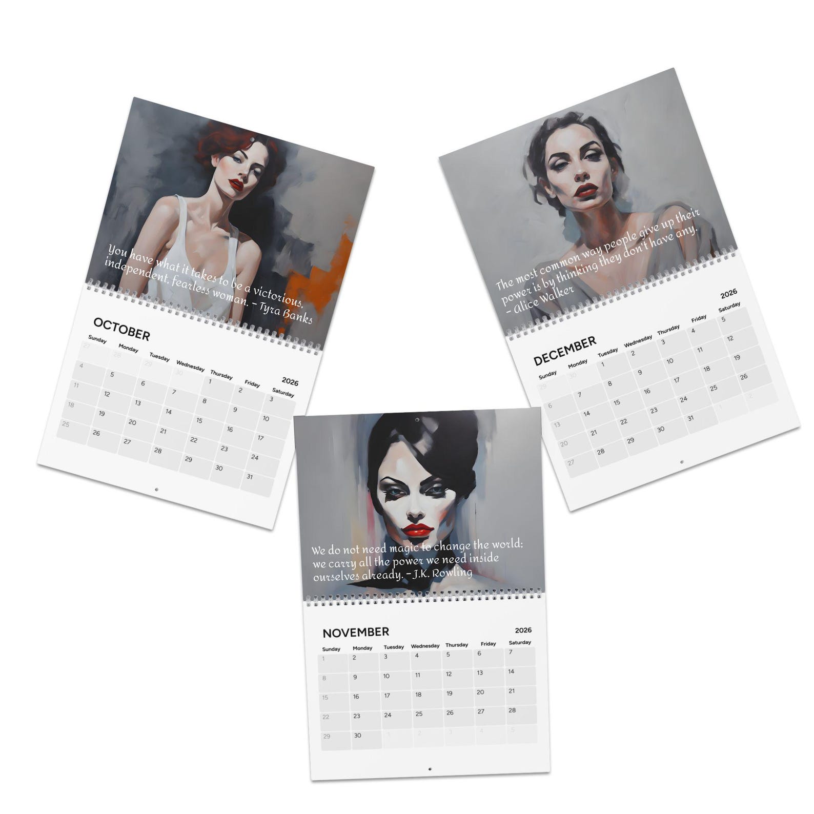 Women's Inspiration and Motivation Calendar (2026), Birthday Gift ...
